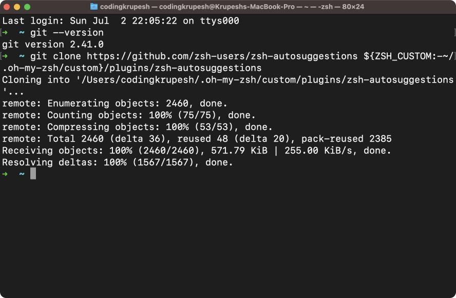 MacOS Terminal Setup - Oh My Zsh & Powerlevel10k - Krupesh Anadkat