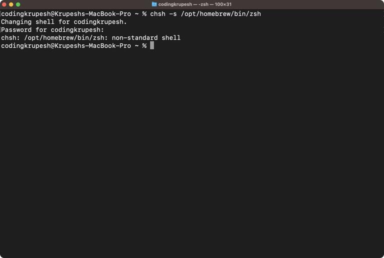 MacOS Terminal Setup - Oh My Zsh & Powerlevel10k - Krupesh Anadkat